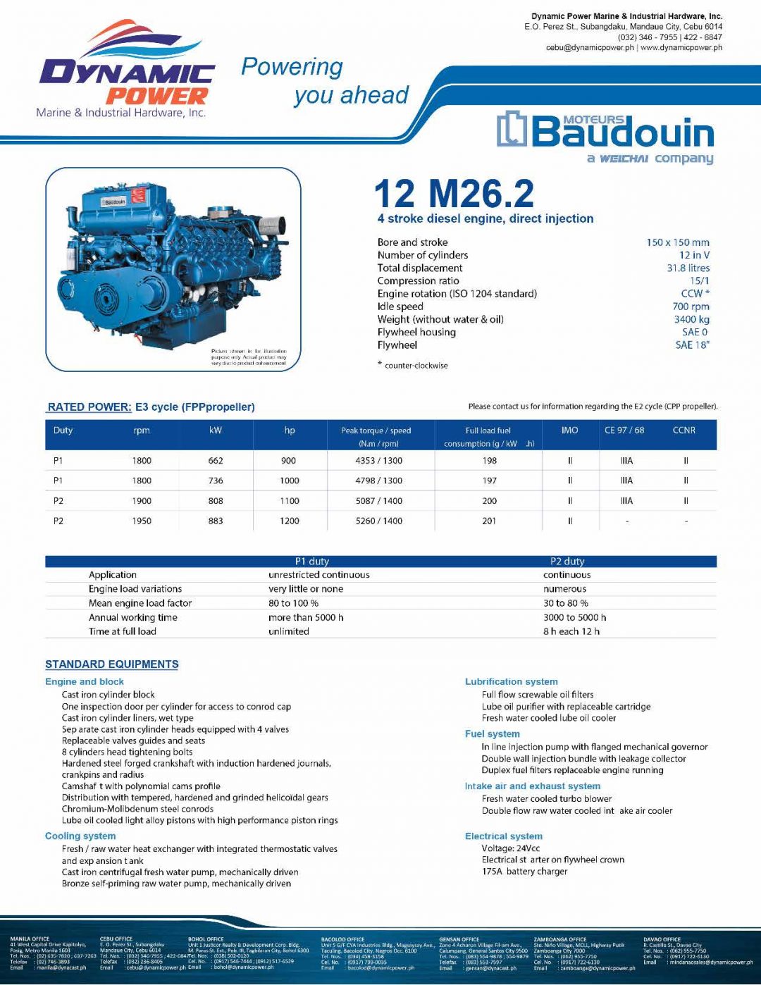 12M26.2 | Dynamic Power Marine & Industrial Hardware